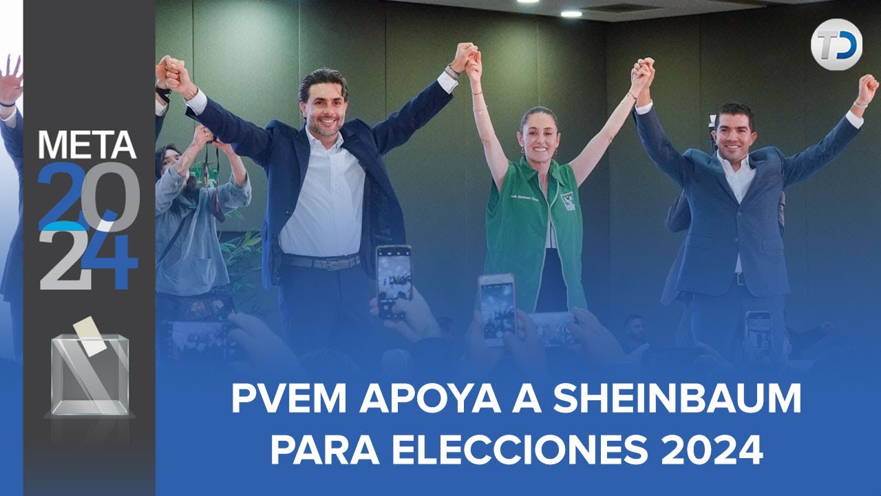 Partido Verde apoya a Claudia Sheinbaum rumbo al 2024 - YouTube