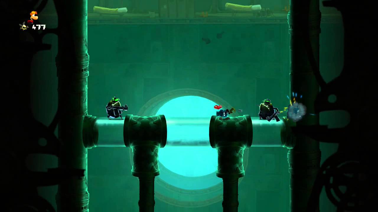 Rayman Legends Playthrough Part 31: 20,000 Lums Under The Sea ...