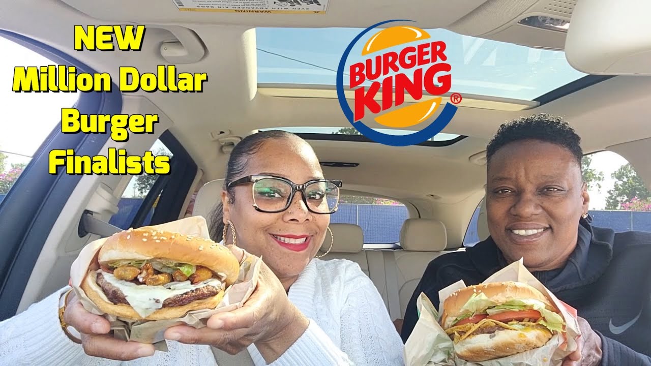 TRYING BURGER KING NEW MILLION DOLLAR WHOPPER (MEXICAN STREET CORN ...
