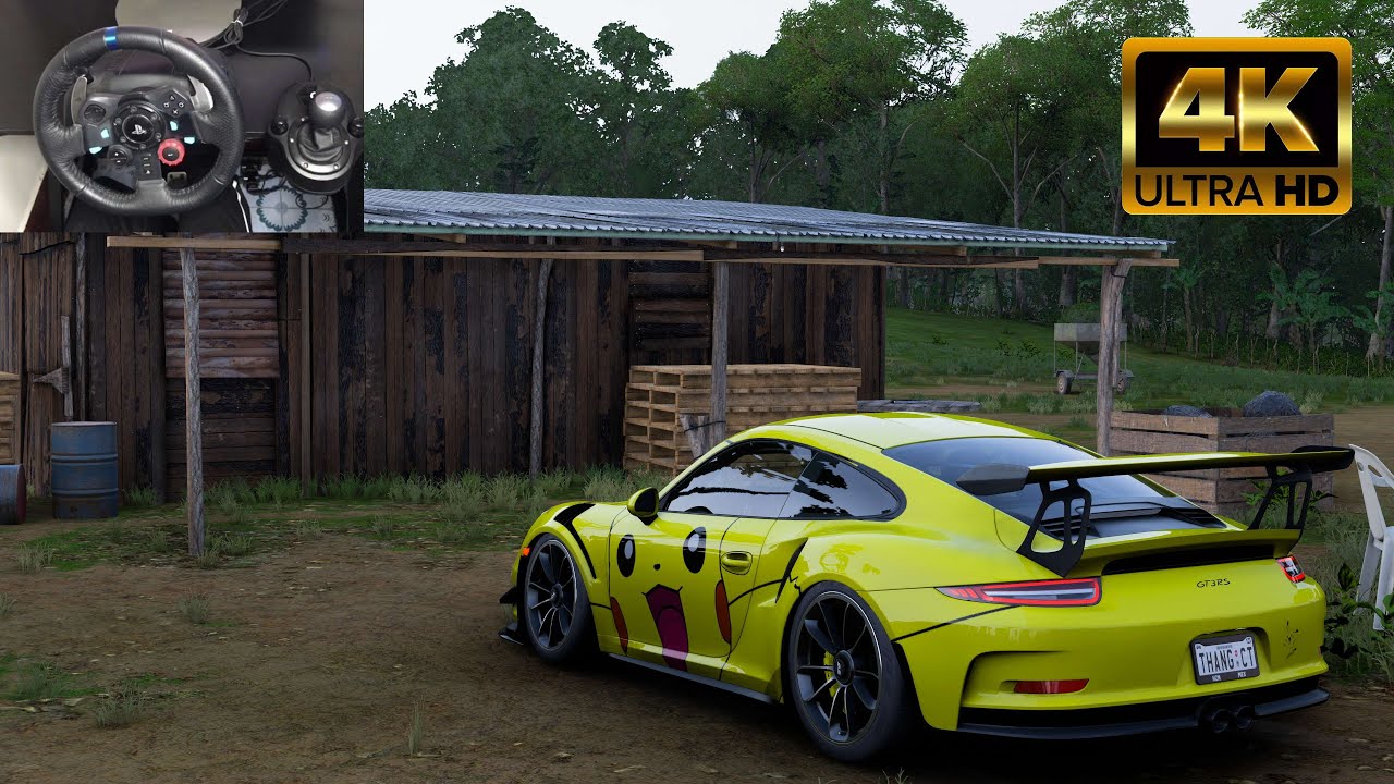 Forza Horizon 5: PORSCHE 911 GT3 RS 2016 decal Pikachu | drift car ...