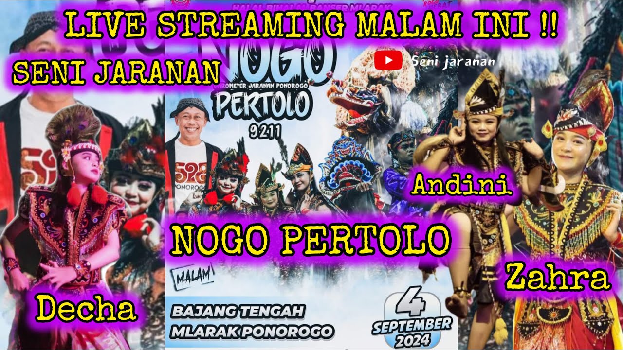 🔴LIVE MALAM INI SENI JARANAN NOGO PERTOLO DI BAJANG MLARAK PONOROGO‼️ ...