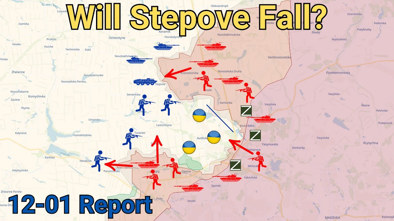 Ukraine War Update Map | Stepove under Russian Pressure | Will the ...