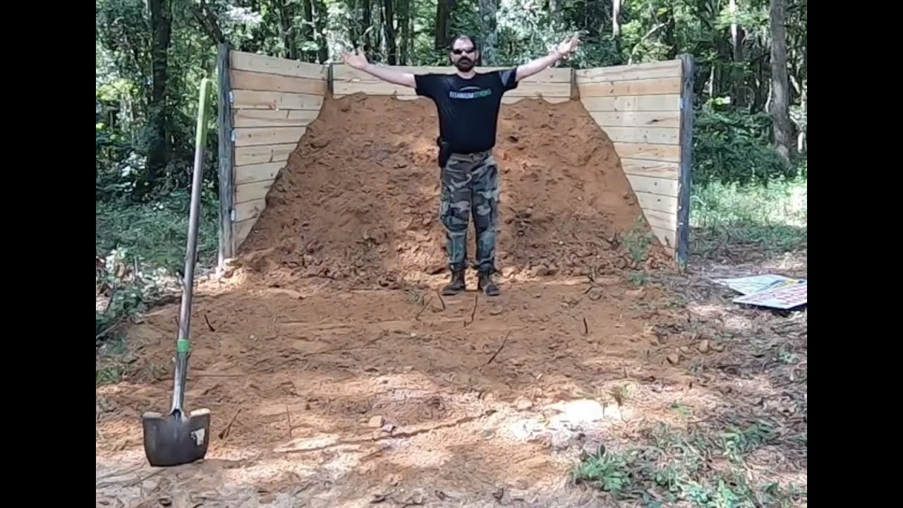 How to make your own shooting range..DIY - YouTube