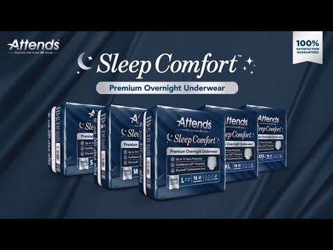 Attends Sleep Comfort Premium Overnight Underwear
