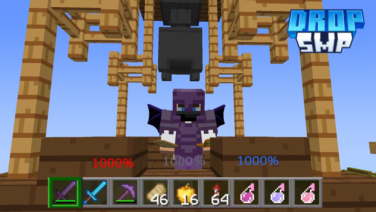 JAK ZDOMINOWAŁEM SERWER DROP SMP? (duże statystyki, dropy) - YouTube