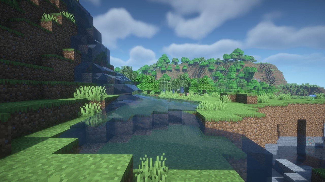 Relaxing Minecraft Walk with Shaders - No Commentary [1 Hour of ...