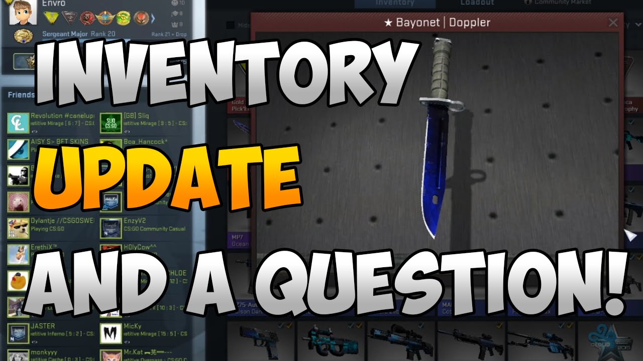 CS:GO: Inventory Update & Let's Plays? - YouTube