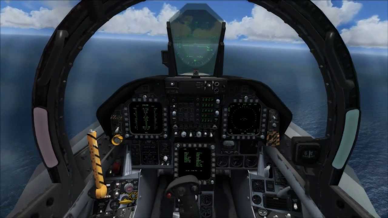 FSX F-18 Landing at Carrier [HD] - YouTube