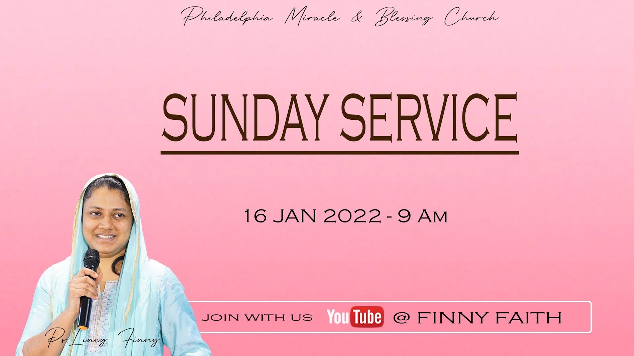 PMBC || Sunday English Service || Jan 16 || Ps. Finny Abraham || Ps ...
