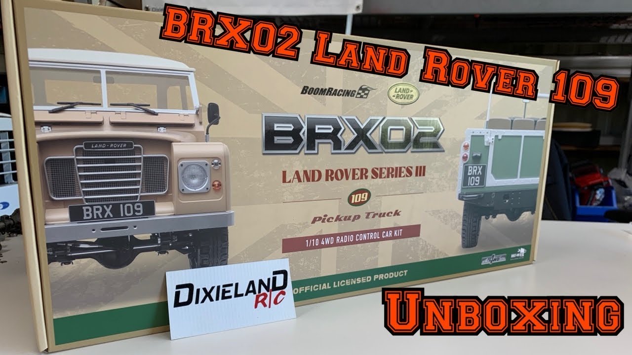 New Release - Boom Racing BRX02 Land Rover Series III 109 - Unboxing ...