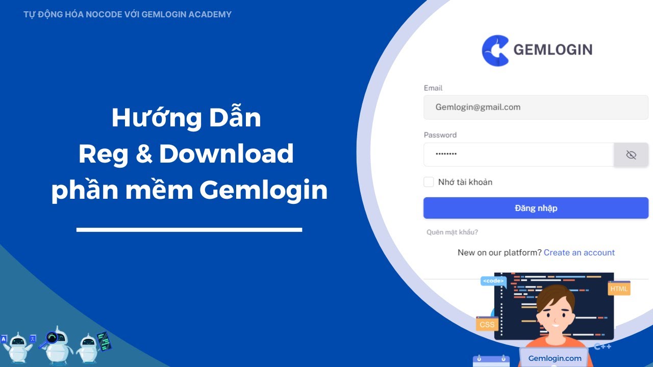 Hướng dẫn đăng kí và download phần mềm Gemlogin cho người mới - YouTube