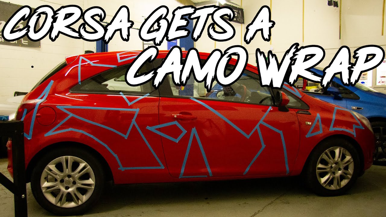 Corsa Gets A Camo Wrap!! - YouTube
