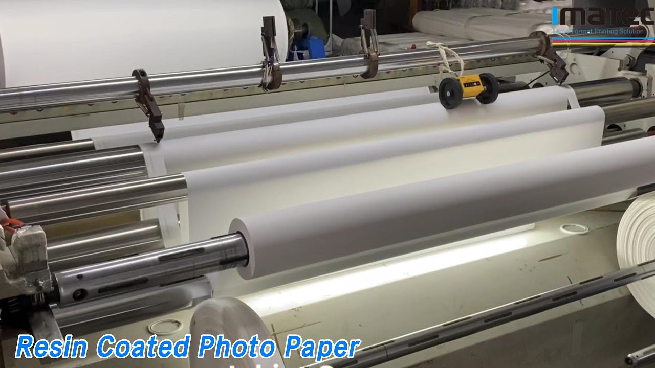 Bright White Resin Coated Photo Paper 260gsm For Photographic Printing ...