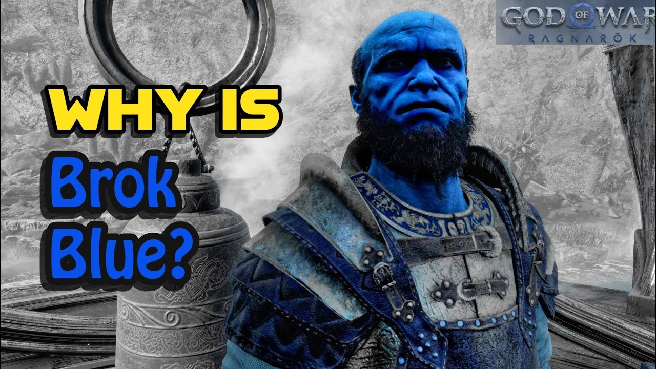 Why is Brok blue? #godofwar #godofwarragnarok #gaming #kratos # ...