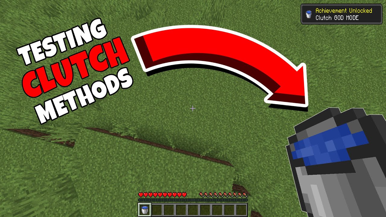 Trying Different Clutch Methods In Minecraft #shorts - YouTube