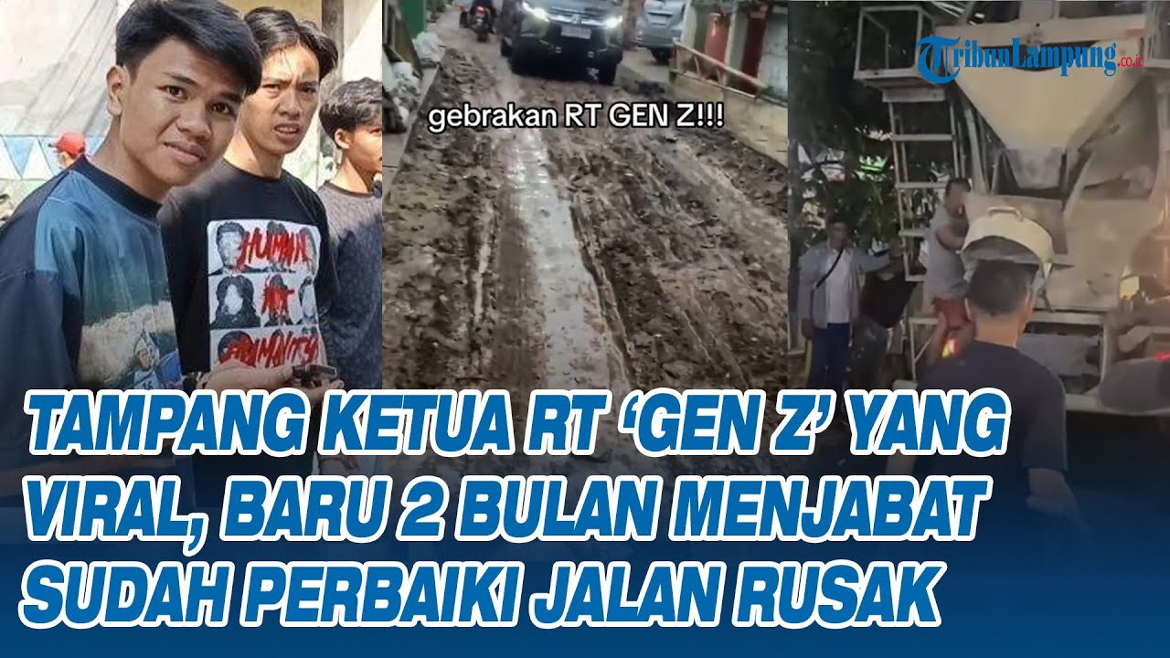 Tampang Ketua RT Gen Z yang Viral, Baru 2 Bulan Menjabat Sudah Perbaiki ...