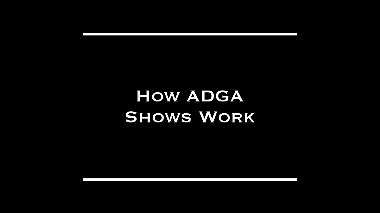 How ADGA Shows Work - YouTube