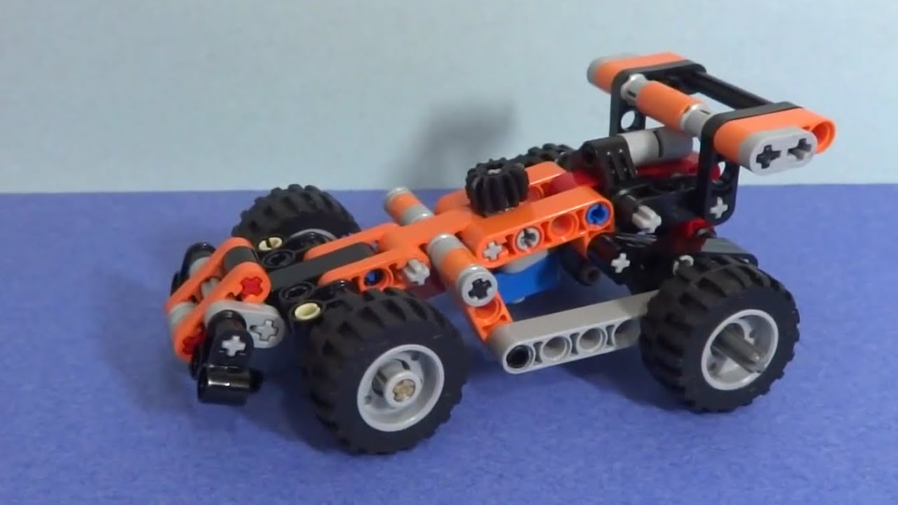 Lego Technic - Mini Tow Truck and Mini Race Car - Review - YouTube