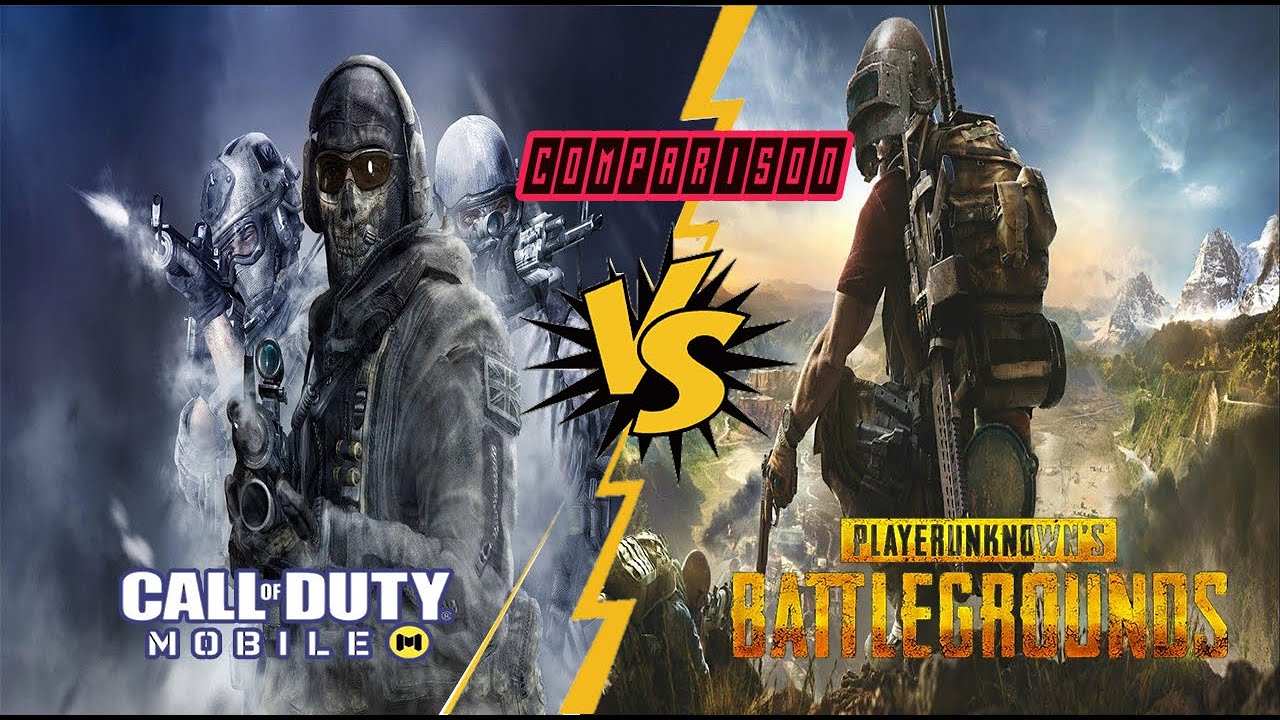 PUBG mobile vs Call of Duty |Full comparison | codm vs pubg compare ...
