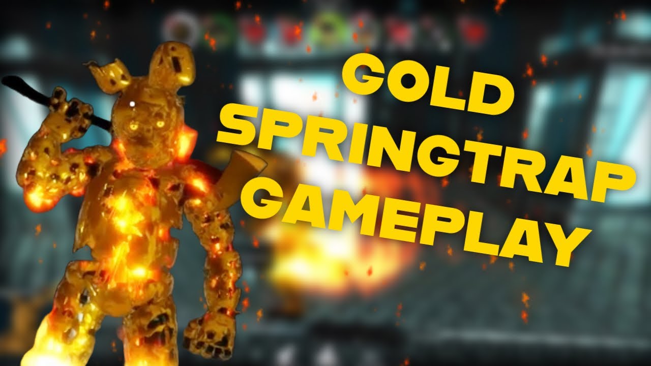 ROBLOX: PILLAR CHASE 2 Gold Springtrap Gameplay - YouTube