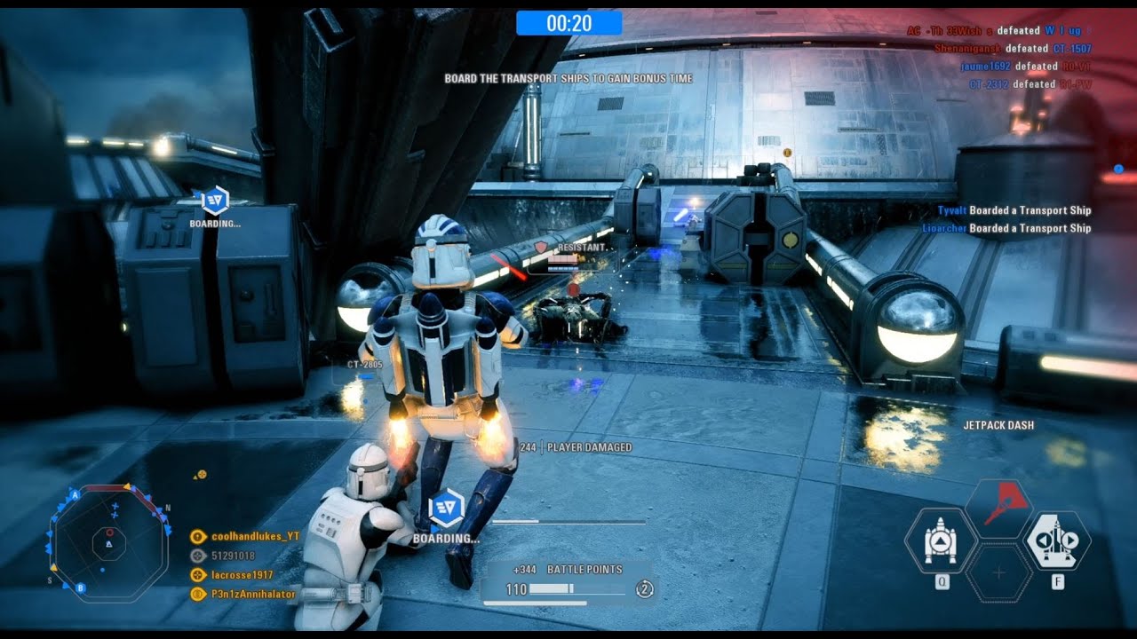 Facing a HACKER on KAMINO | Supremacy - Star Wars Battlefront II - YouTube