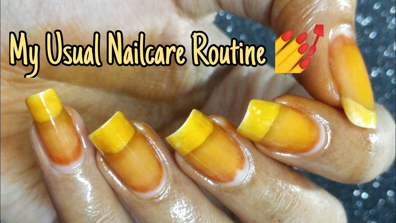My Nail care Essentials! - Usual Nail care Routine - YouTube