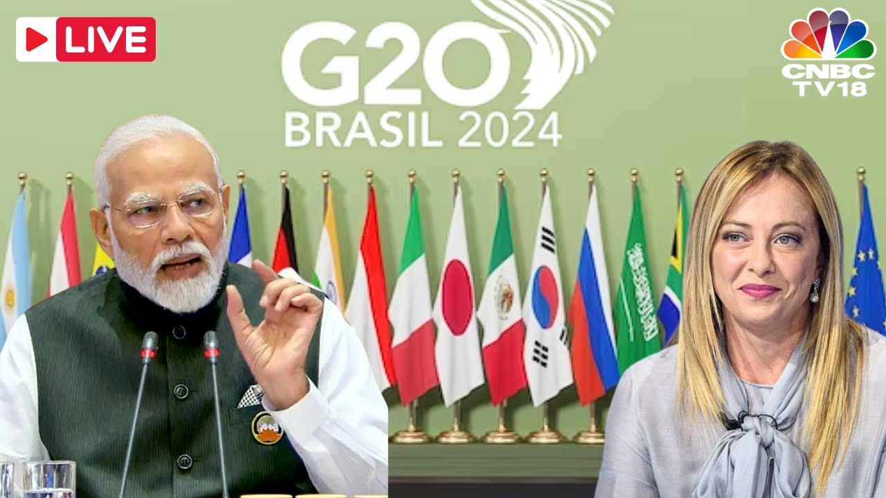 PM Modi LIVE: World Leaders Meet at G20 Opening Ceremony | Meloni | G20 ...