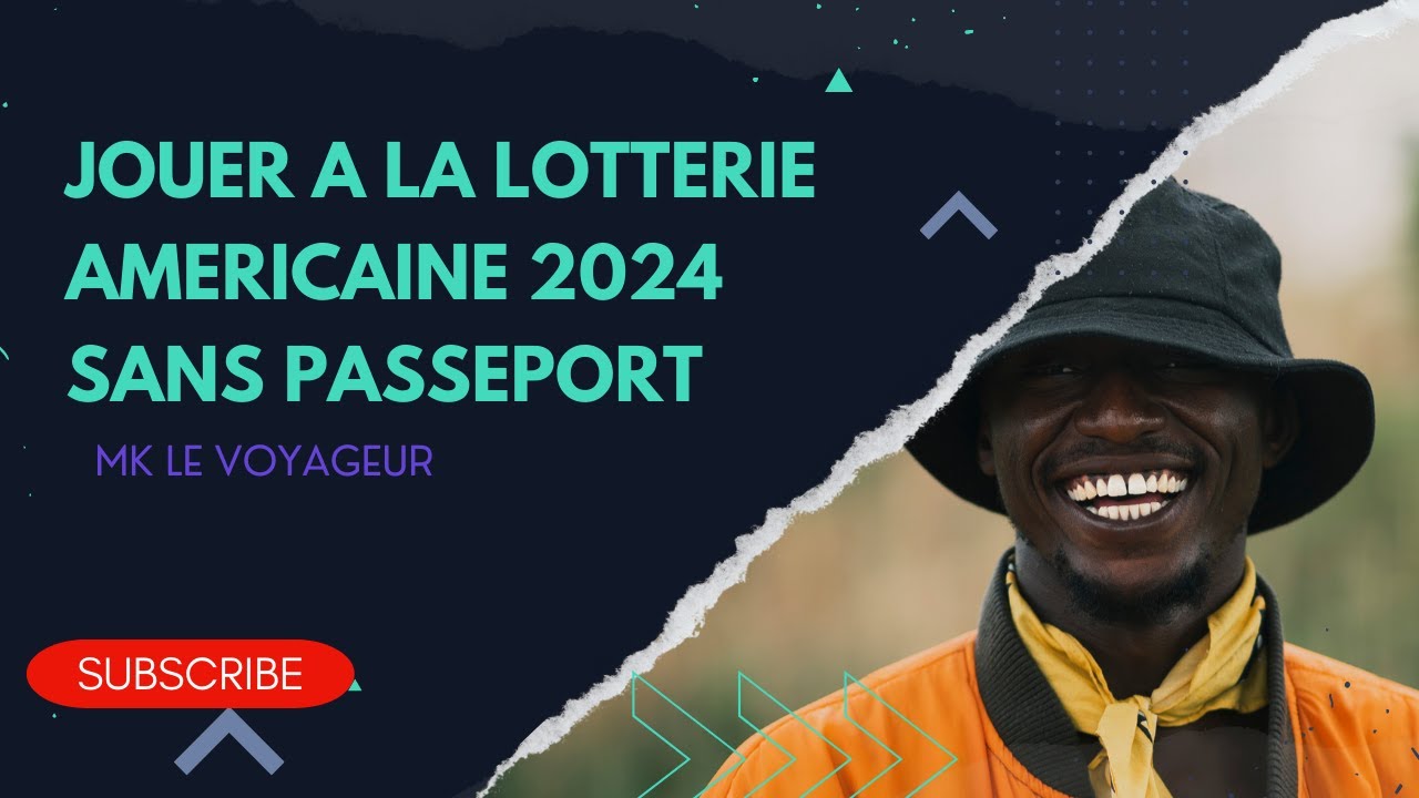 GUIDE D'INSCRIPTION A LA LOTTERIE AMÉRICAINE DV LOTTERY 2024 - YouTube