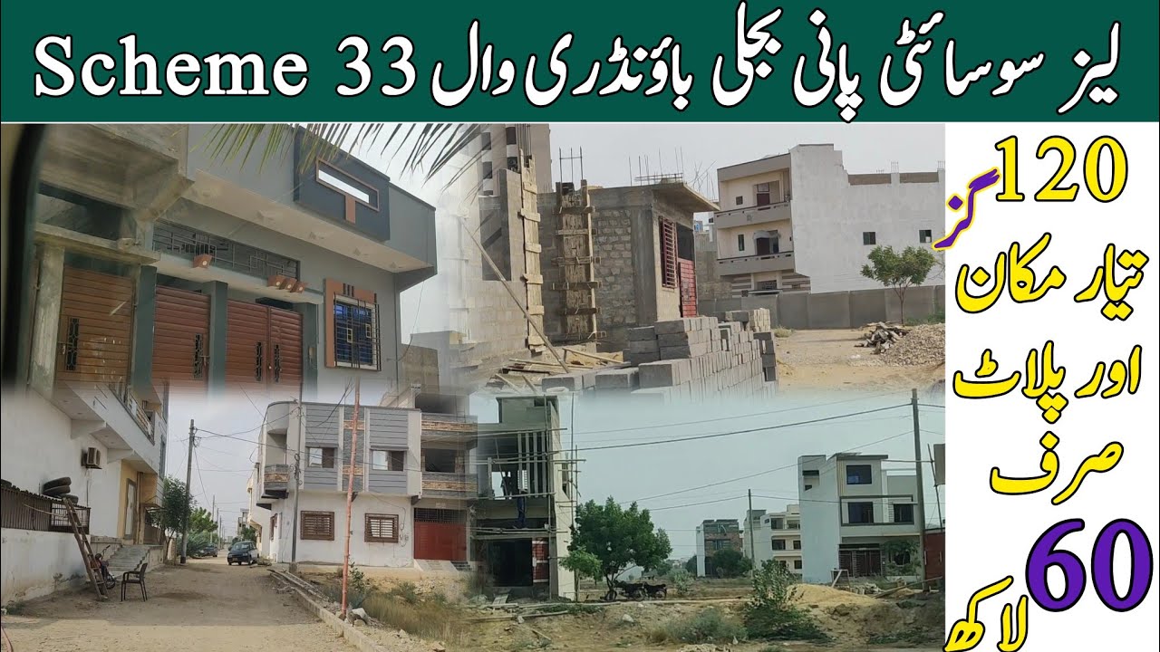 Scheme 33 Societies Karachi | Lease Map Approved | Pir Ahmed Zaman Town ...