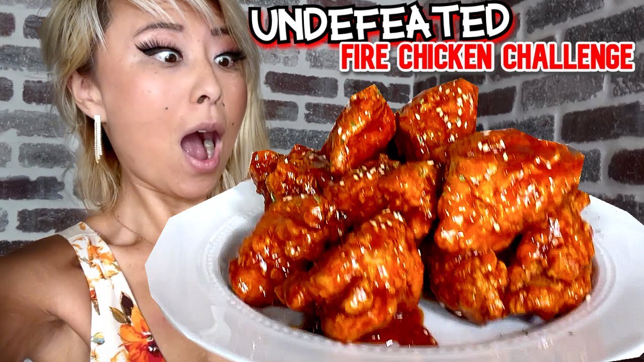 UNDEFEATED FIRE CHICKEN CHALLENGE at Pelicana Chicken in Downey, CA!! # ...