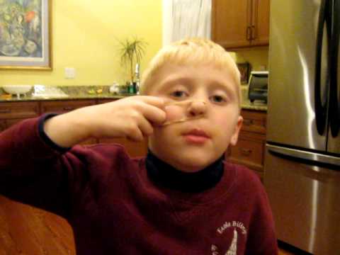How to scratch your nose, by Will, age 6. - YouTube