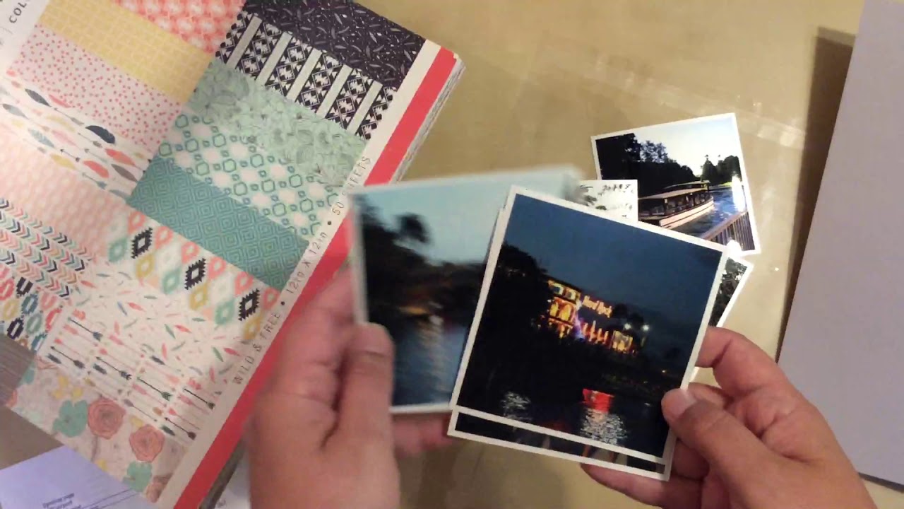 Scrapbooking: Photo organization & album planning! - YouTube