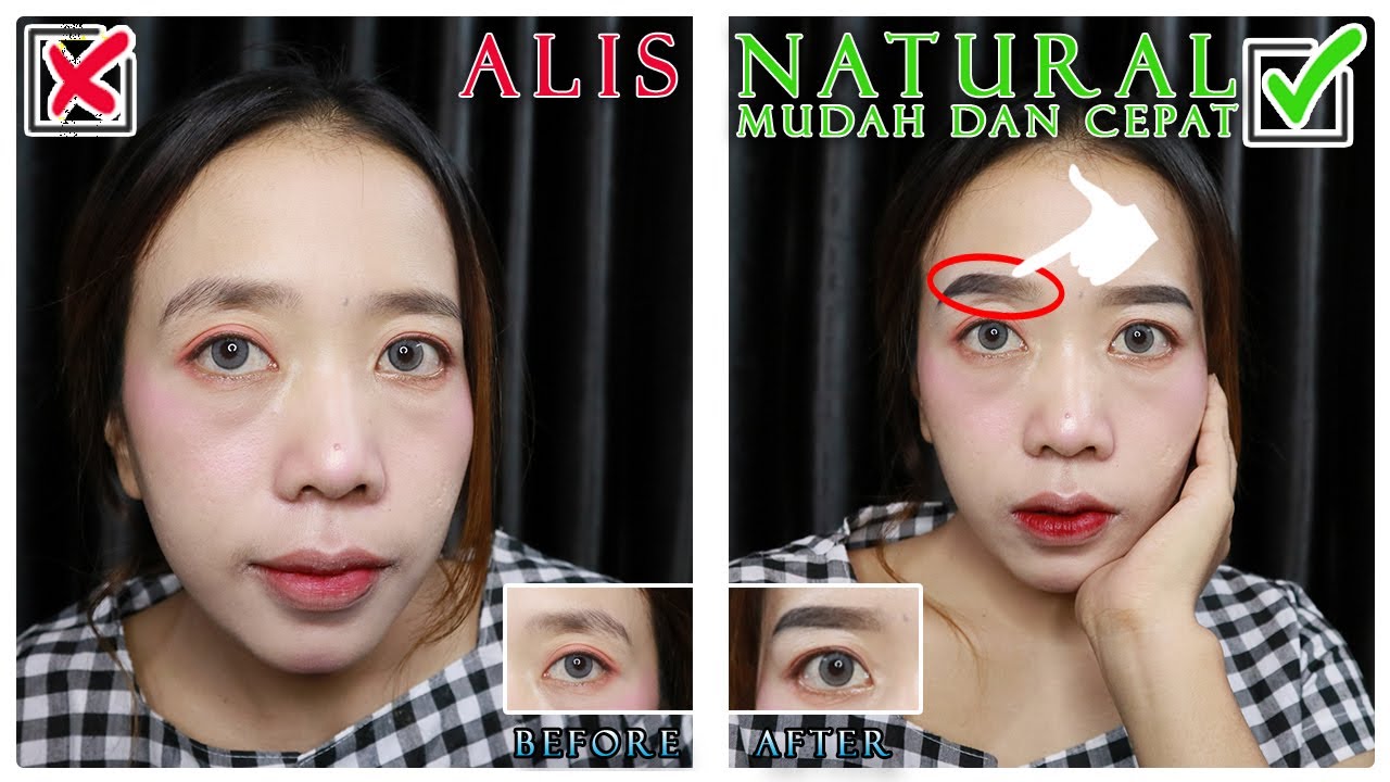 Tutorial Bikin Alis Natural Cepat dan Mudah - YouTube