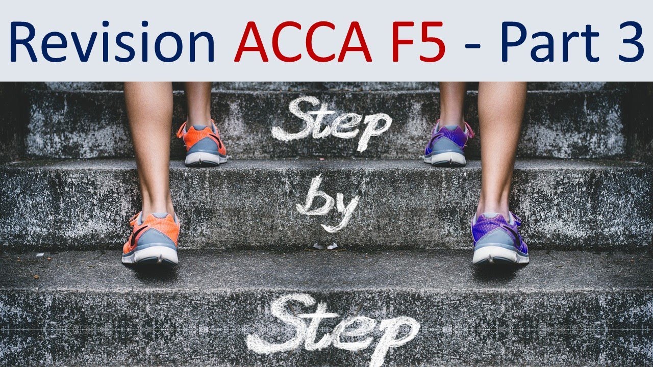 Revision ACCA F5 - Part 3 - YouTube