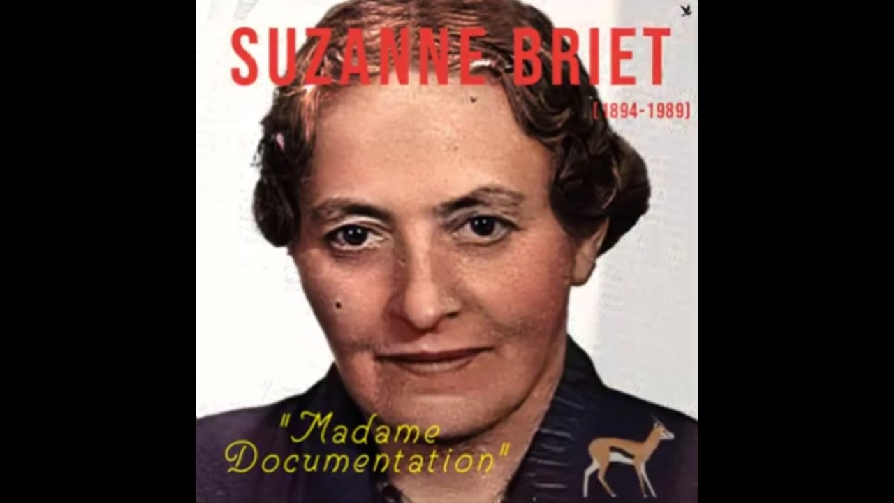 Suzanne Briet | Tiny Video Series (#19) - YouTube