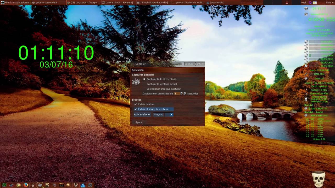 Debian 8 -Xfce - YouTube