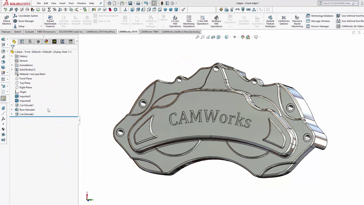CAMWorks Feature vs Operations Based Video - YouTube