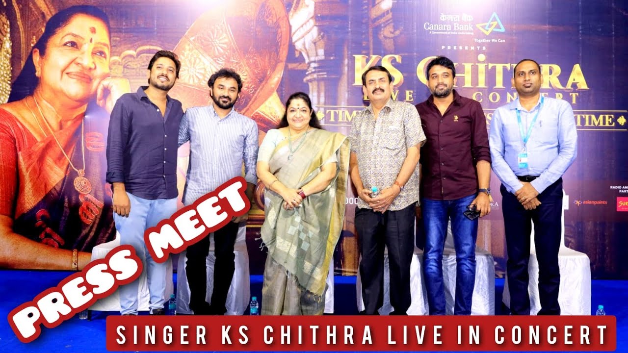 PRESS MEET / Singer KS Chithra Live in Concert - YouTube