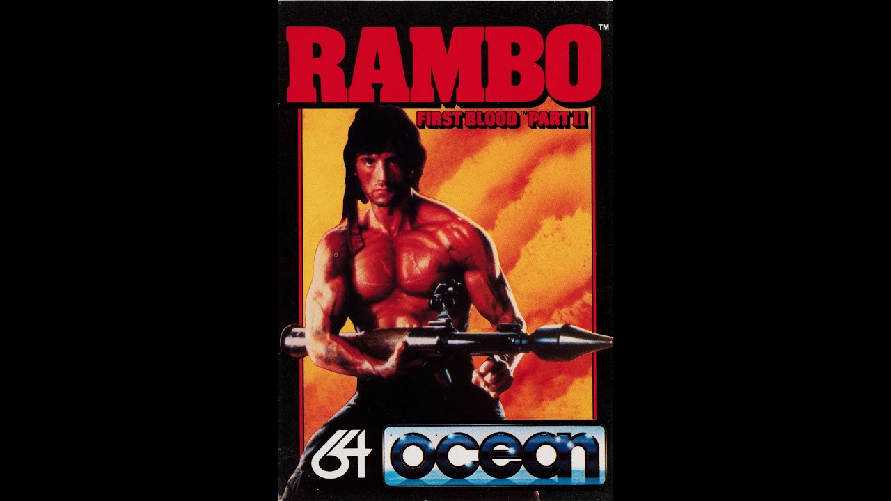 Tape Loading: Rambo(1985), Commodore 64. Ocean - YouTube