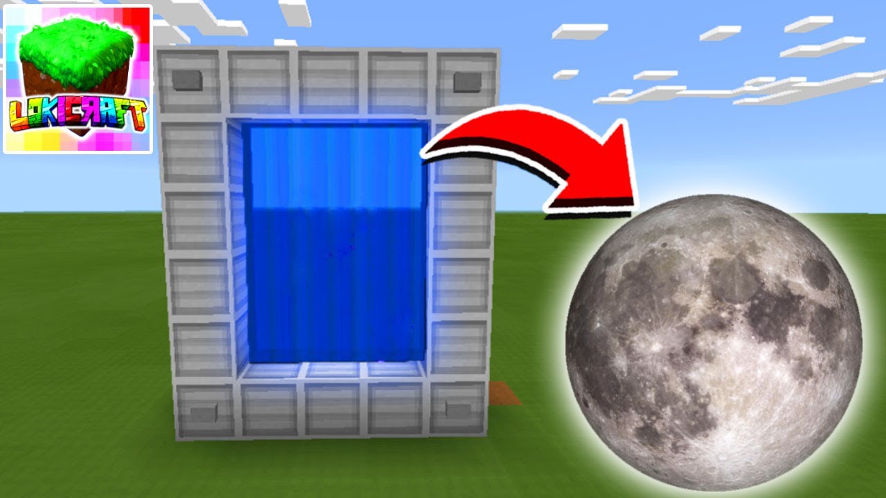 How To Make a Portal To The MOON Dimension in LOKICRAFT - YouTube