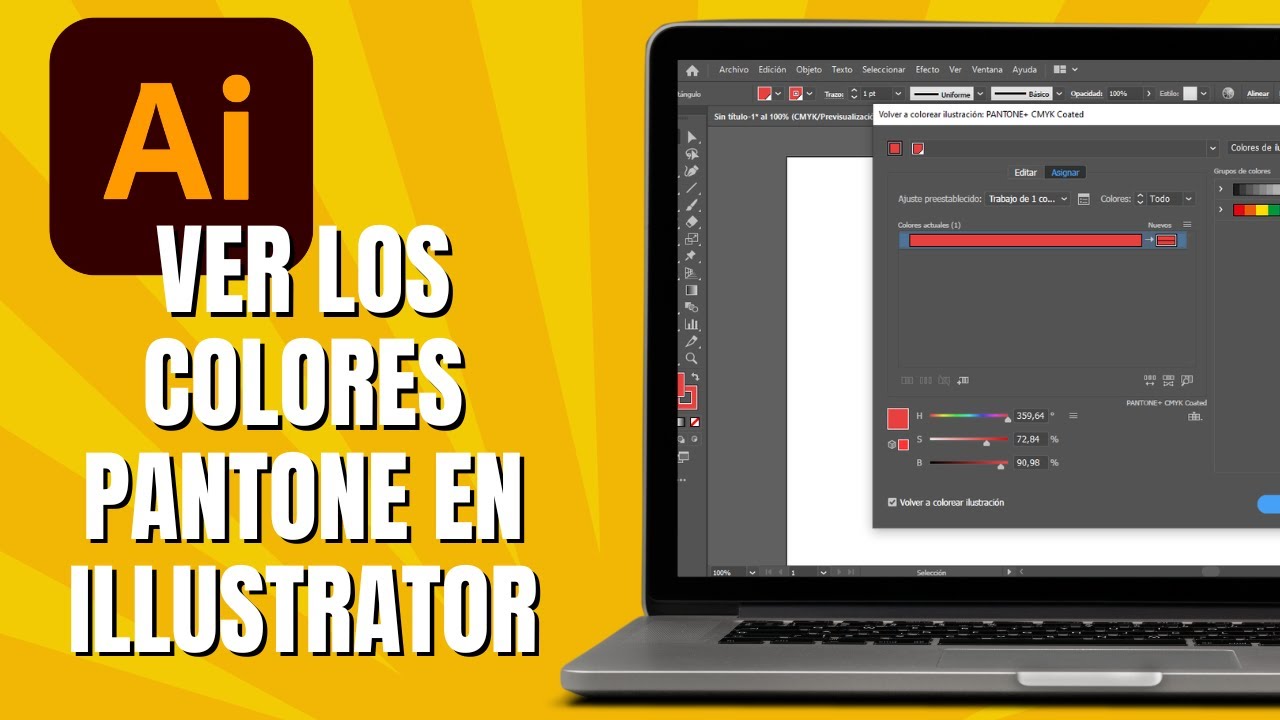 Cómo VER Los Colores Pantone En Illustrator - YouTube
