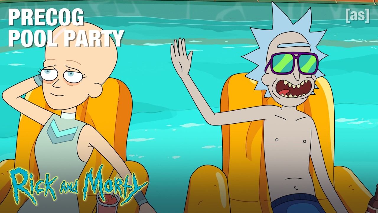 PreCog Pool Party | Rick and Morty | adult swim - YouTube