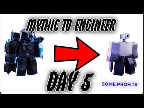 Mythic to Engineer day 5! | some profits | TTD | Roblox | - YouTube