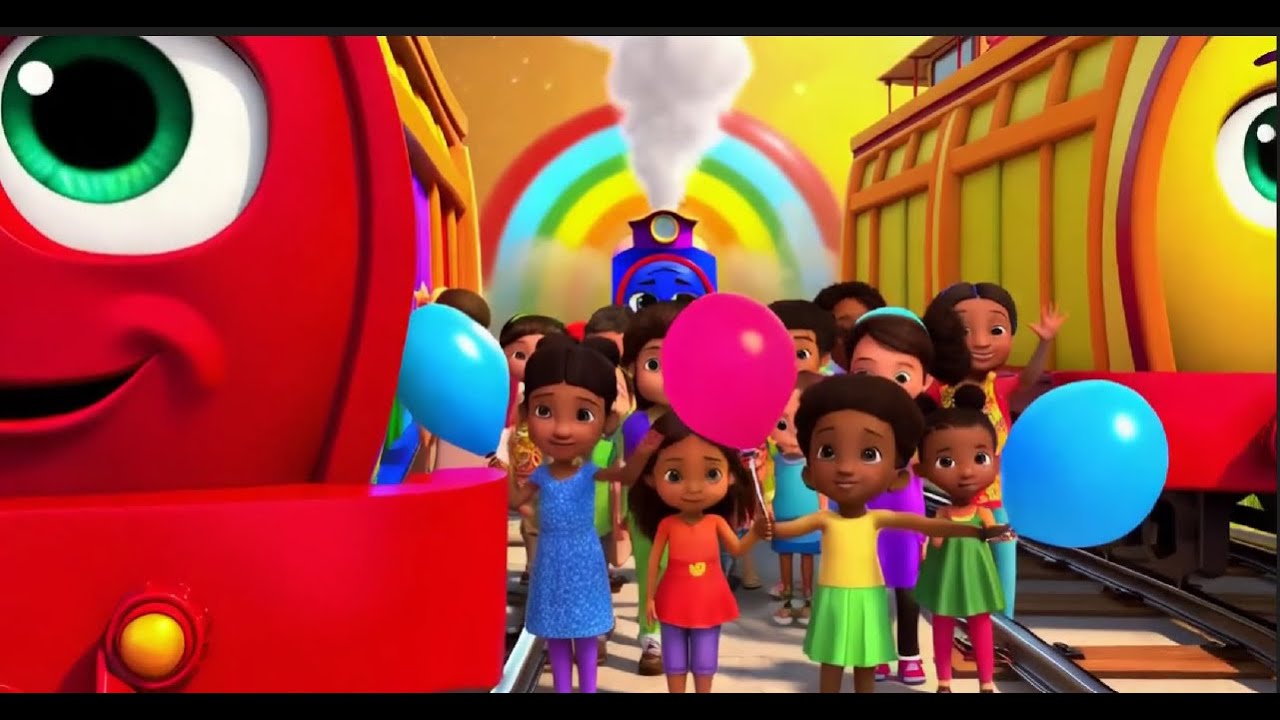 The Rainbow Train | Sprinkle Tunes Stories | Nursery Rhymes & Kids ...