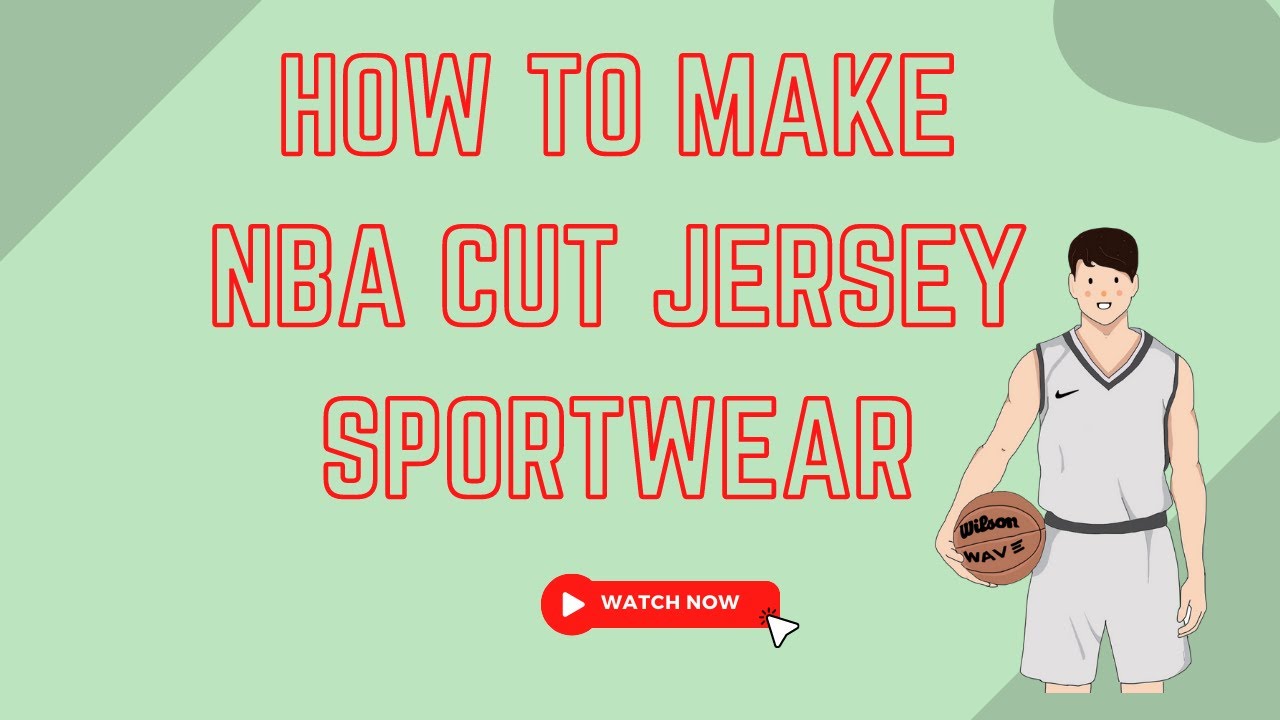 PAANO GUMAWA NG PATTERN NG JERSEY na NBA CUT? - YouTube