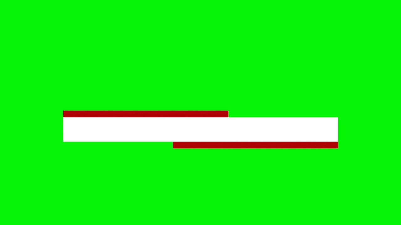 Non Copyright Simple HD Lower Third Green Screen Use it for free - YouTube