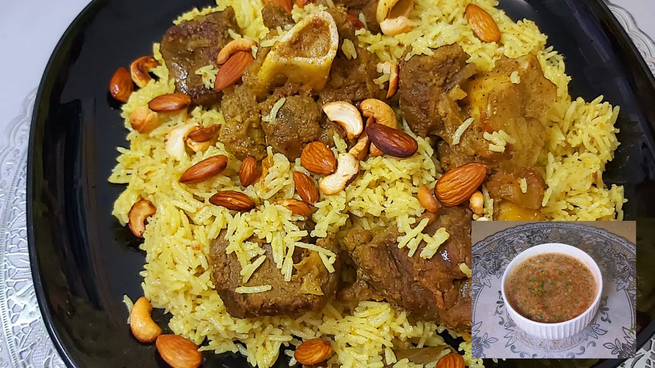 Mutton mandi | mandi chutney | MUTTON MANDI RECIPE | how to make mutton ...