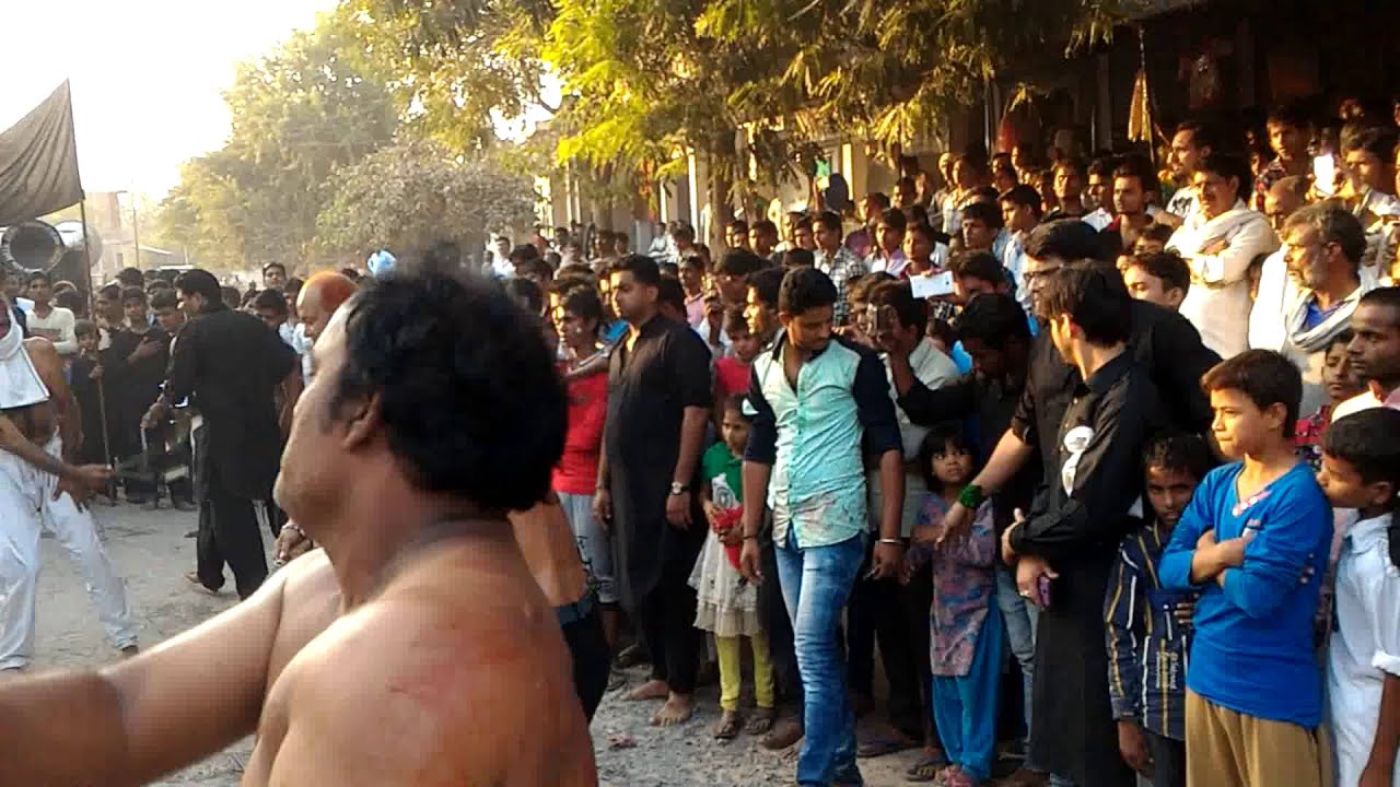 10 Muharram Zanjeer zani in Mahul Azamgarh 2016 - YouTube