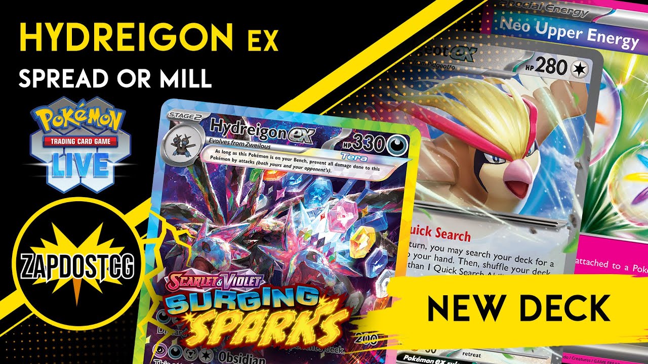 New Hydreigon ex Deck Is Actually Amazing - Surging Sparks (Pokemon TCG ...
