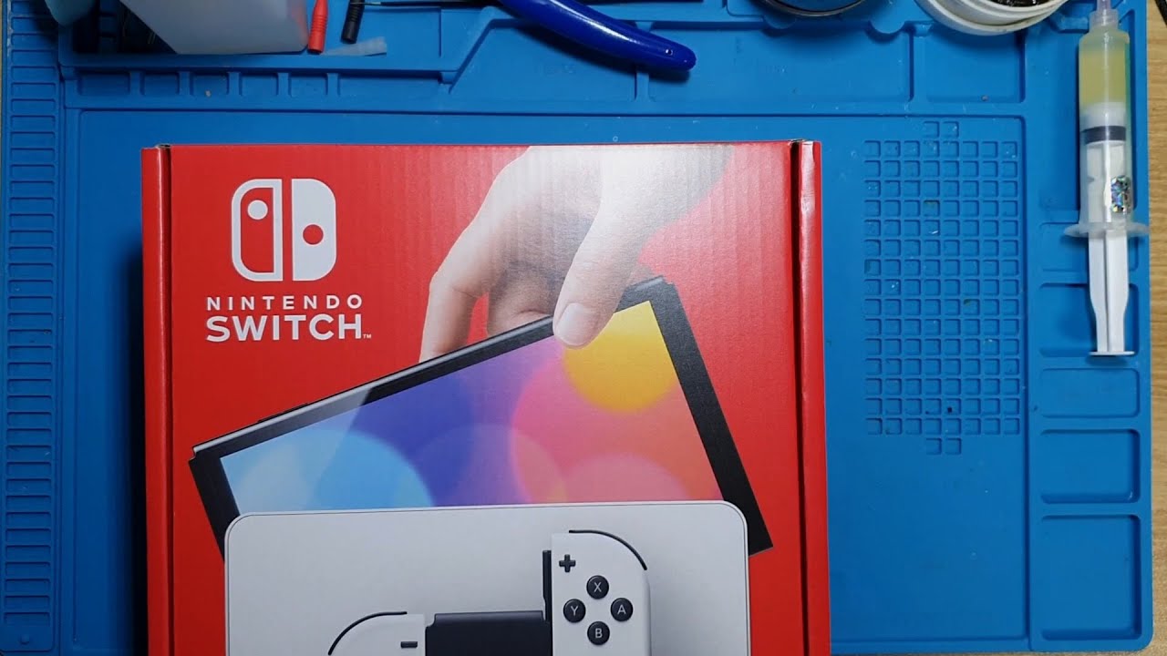 닌텐도스위치 OLED 모드칩 설치 (Installing hwfly Modchip to Switch OLED Model ...